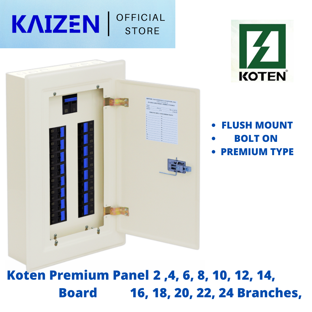 Koten Premium Panel Board Box 2Pole Bolt On 2,4,6,8,10,12,14,16,18,20 ...