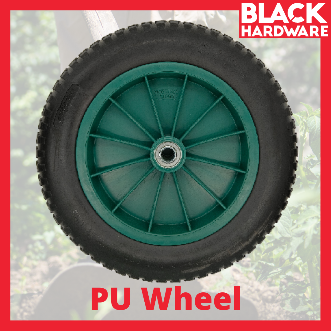 Black Hardware Prestar Trolley Wheelbarrow Wheel Barrow Tube Tyre Wheel ...