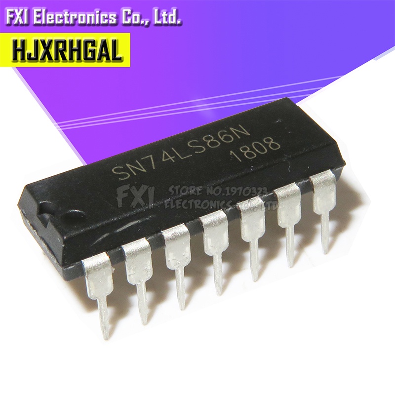 SN74LS86N จุ่ม HD74LS86P 10ชิ้น-14 74LS86 SN74LS76N SN74LS73N SN74LS83N SN74LS85N SN74LS90N ...