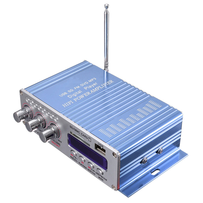 2CH Hi-Fi New Stereo Booster DVD FM Universal Serial Bus SD MP3 Speaker ...