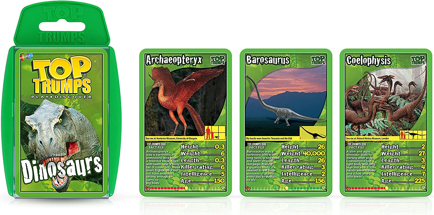 Top Trumps Card Game, Learn Stats and Facts on different Topics ...