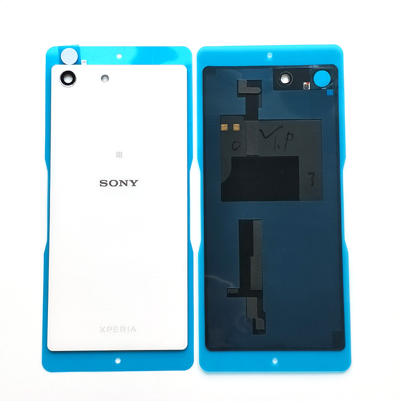 Sony M5ฝาครอบแบตเตอรี่ด้านหลังฝาหลังแบตเตอรี่สำหรับ Xperia M5 E5603 E5606 E5653อะไหล่สำรองพร้อม ...