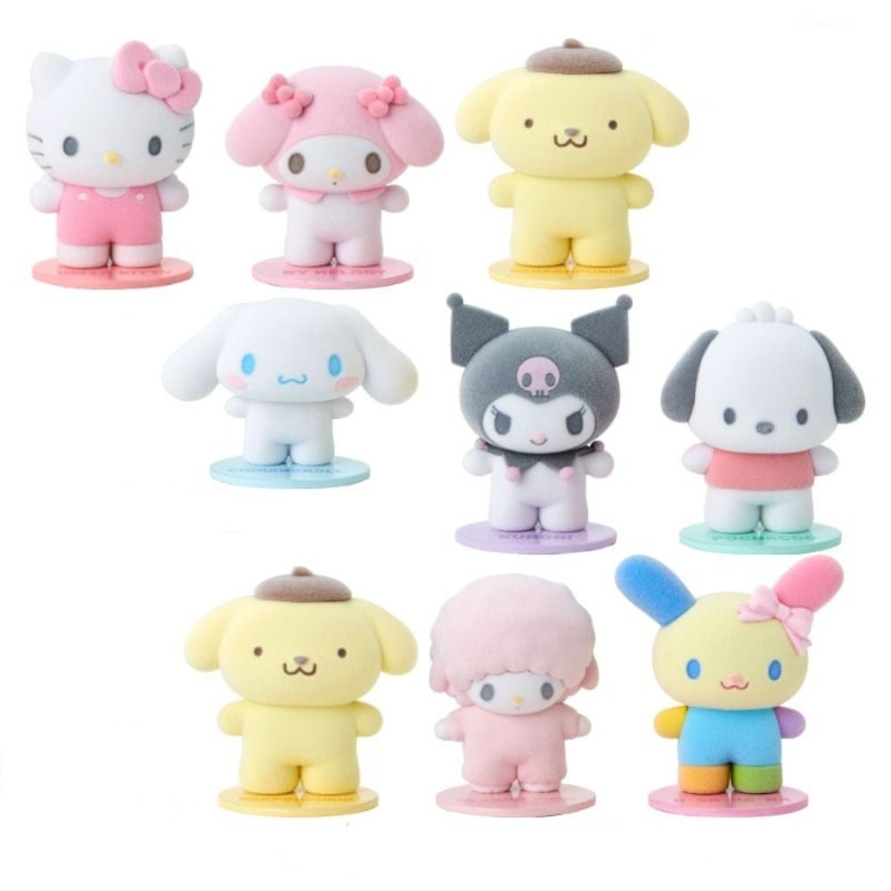 Girls Gift Cinnamoroll Flocking Magnetic Doll Usahana Model Toy Melody ...