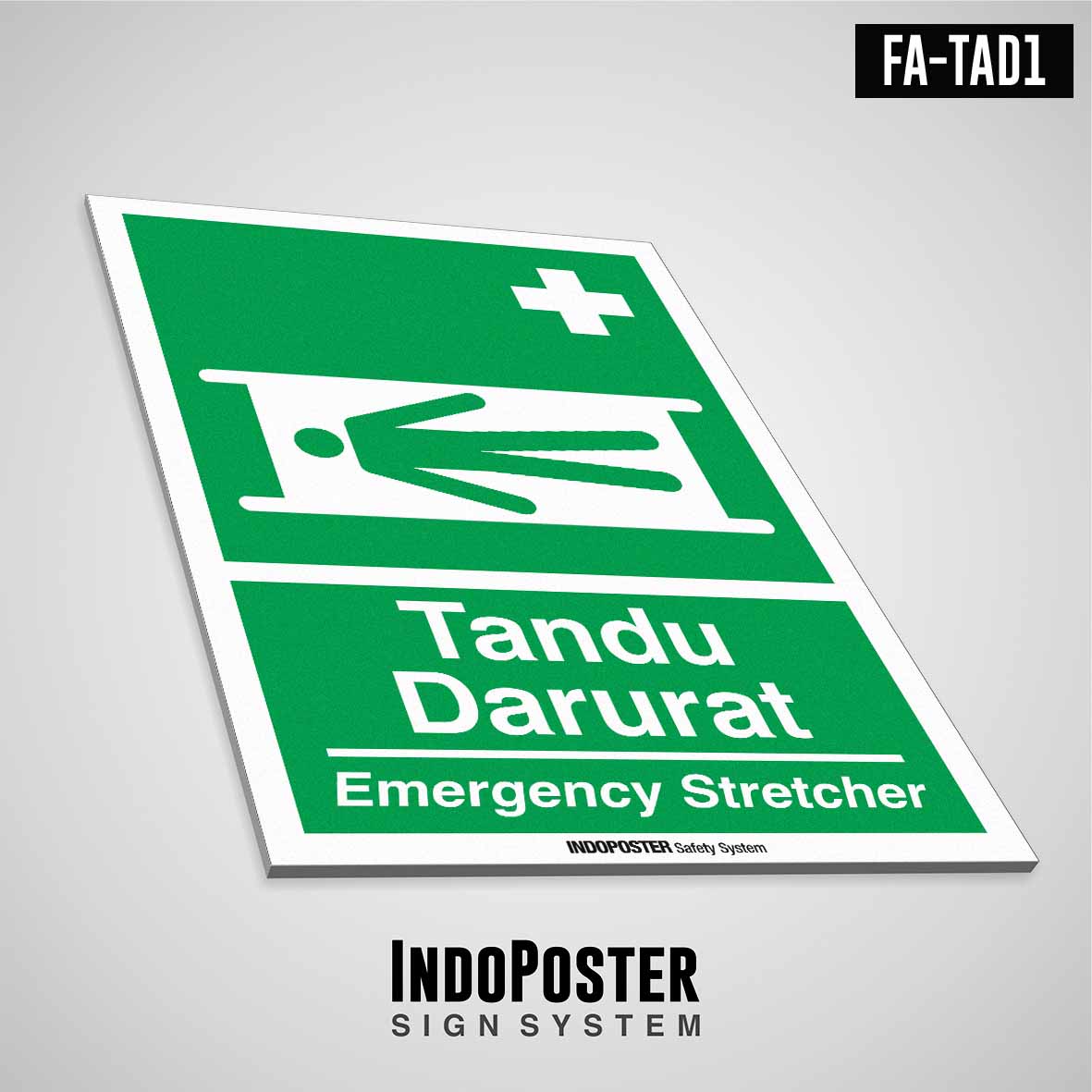 Stiker Safety Sign K3 ISO Tandu Darurat | Lazada Indonesia