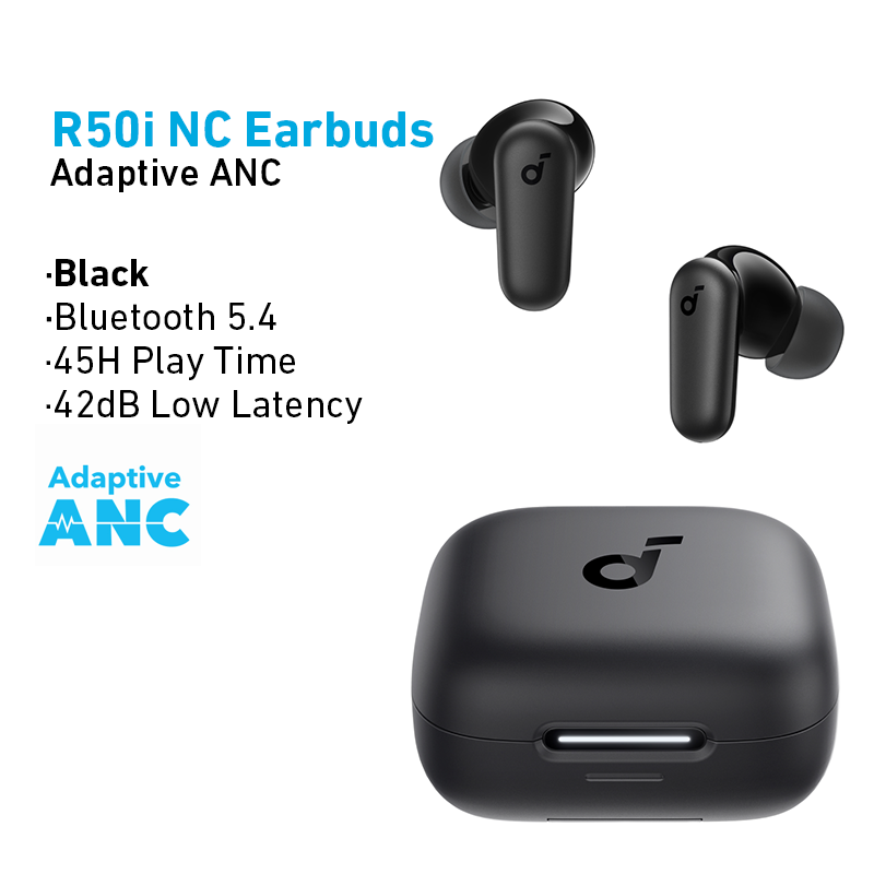 【TWS+ Stand】Soundcore by Anker R50i NC Earbuds Adaptive ANC Bluetooth 5 ...