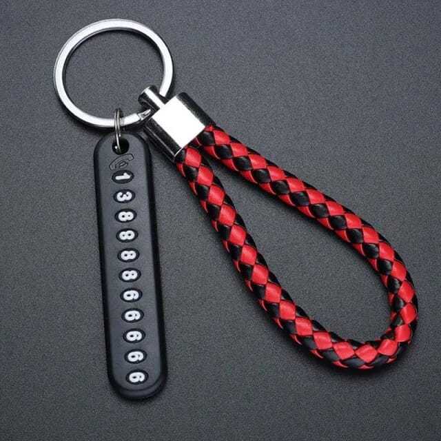 Key Ring with Anti-Lost Number Display | MNK SHOP | Daraz.com.bd