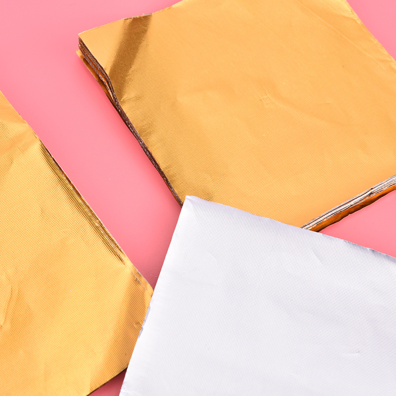 100Pcs/Pack Golden Aluminum Foil Candy Chocolate Cookie Wrapping Tin ...