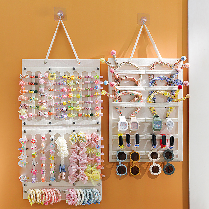 Hair Bows Organizer Large Capacity Headband Holder Wall Hanging Storage ...