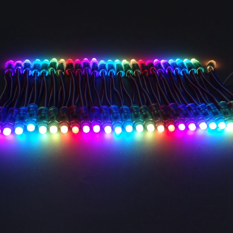 (OEFY) 500Pcs 12mm WS2811 Full Color LED Pixel Light Module DC5V IP68 ...