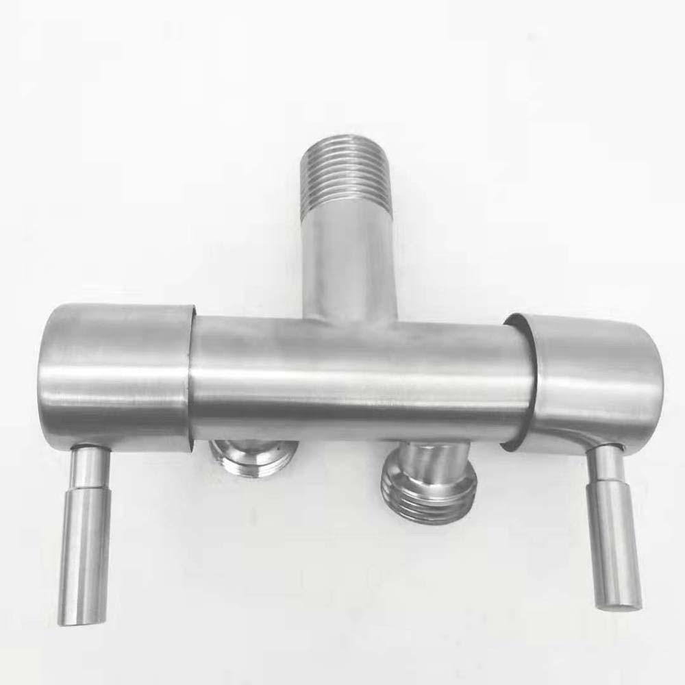 Angle Valve T-Adapter 3 Way Triage Valves Prevent Water Leakage Rust ...