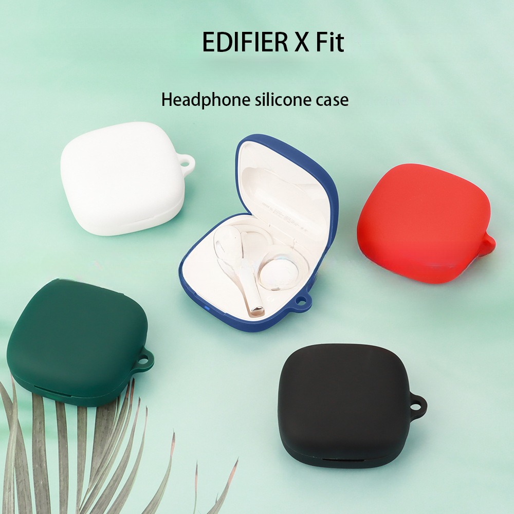 For EDIFIER X Fit Cover Bluetooth Earphone Box Case Soft Silicone ...