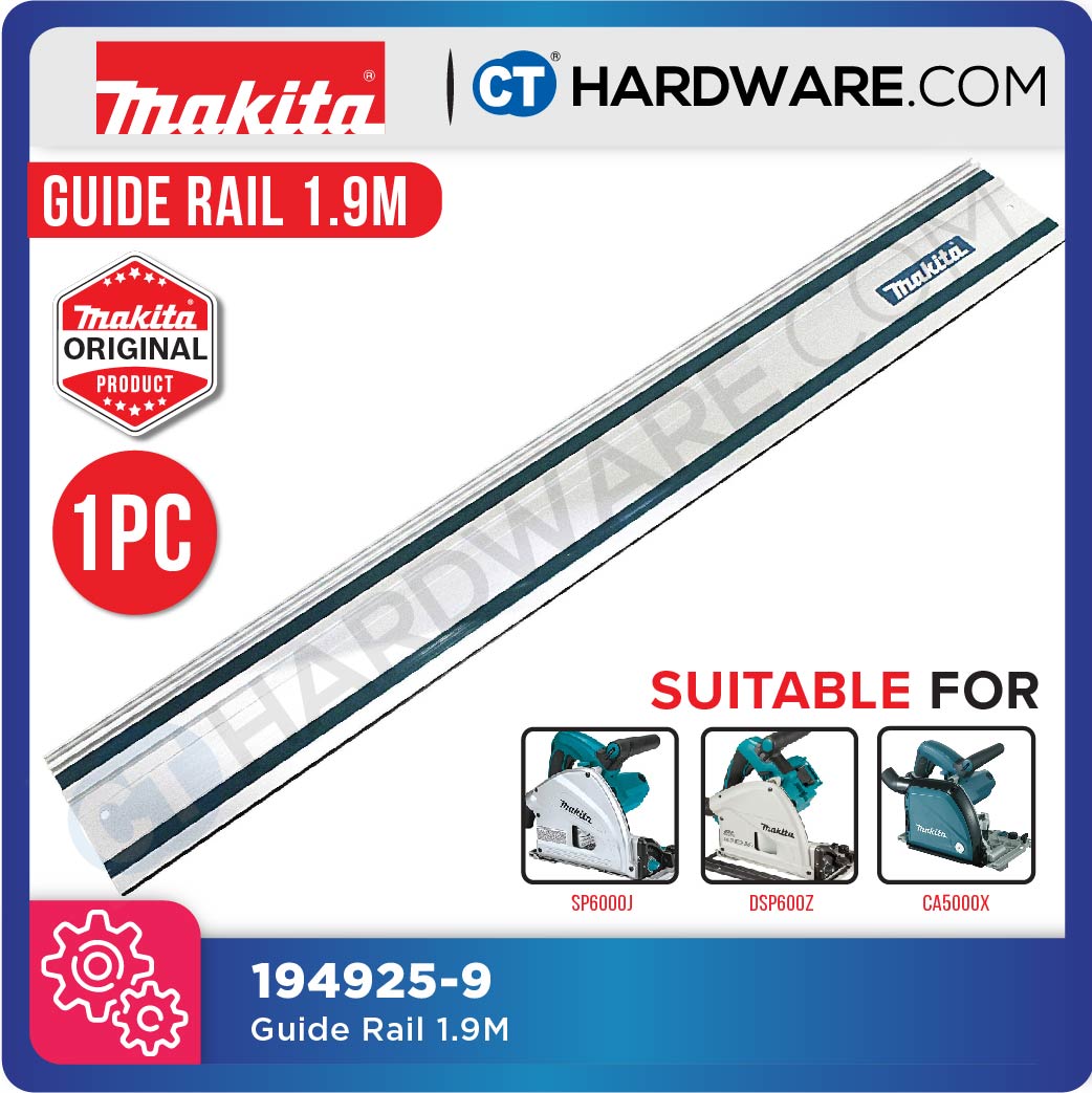 MAKITA 194368-5 | 194925-9 | 194367-7 GUIDE RAIL 1.4M | 1.9M | 3.0M FOR ...