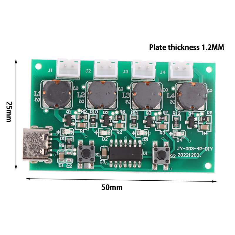 Mist Maker And Driver Circuit Board 4 Fogger Atomization Film Atomizer ...