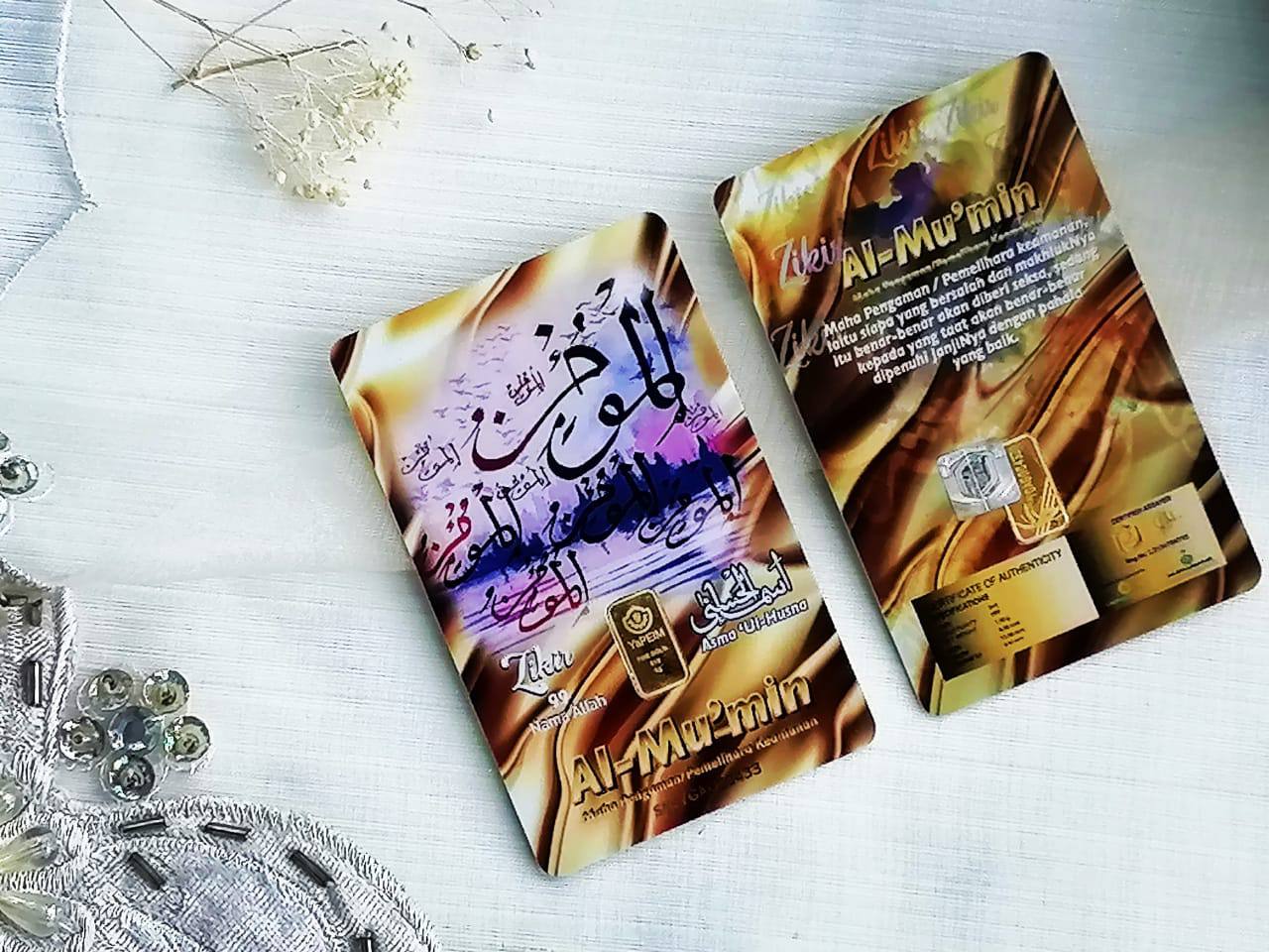 YaPEIM GOLD : WAFER 1G EDISI ASMA'UL HUSNA - AL MU'MIN | Lazada