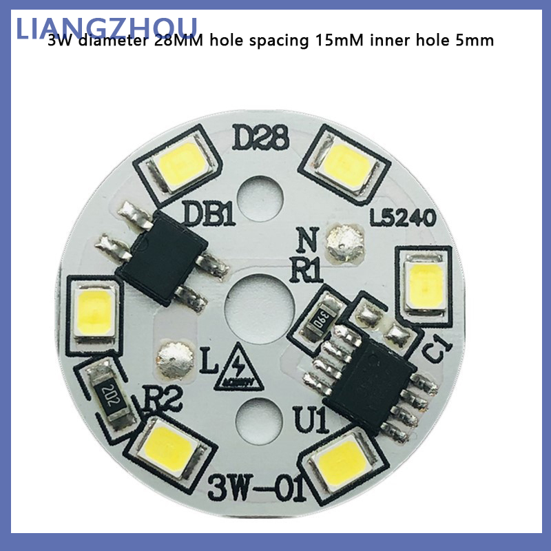 LIANGZHOU หลอดไฟ AC 220V ชิปดาวน์ไลท์หลอดไฟ LED แบบแผ่น SMD โมดูลแผ่น ...
