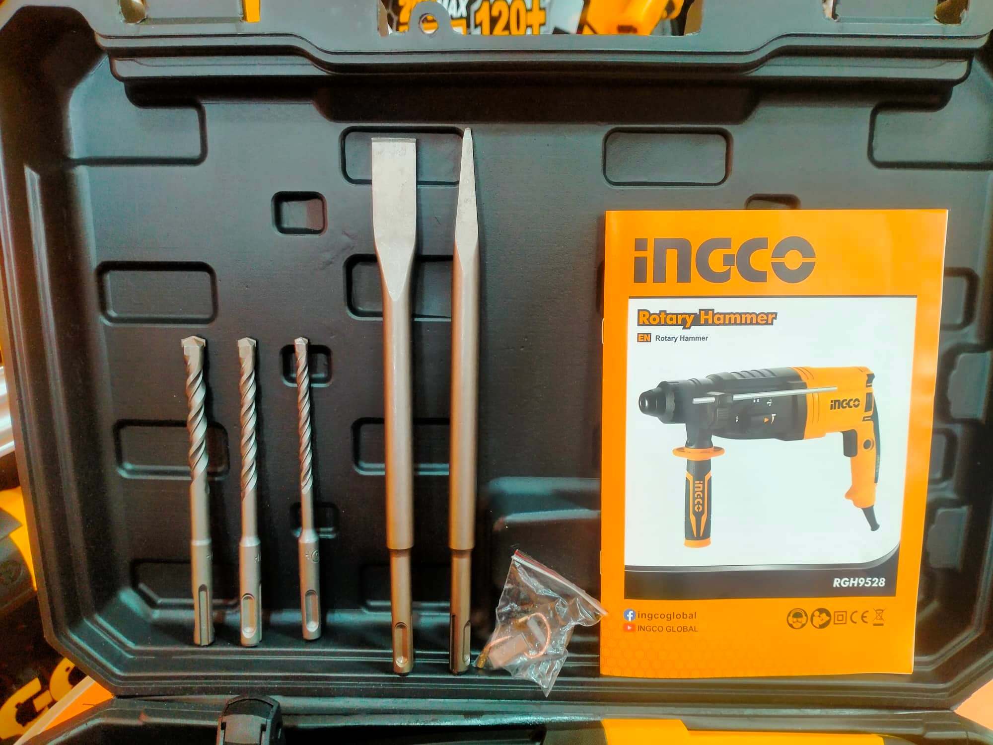 INGCO ROTARY HAMMER 950W (RGH9528) - FREE GLOVES | Lazada PH