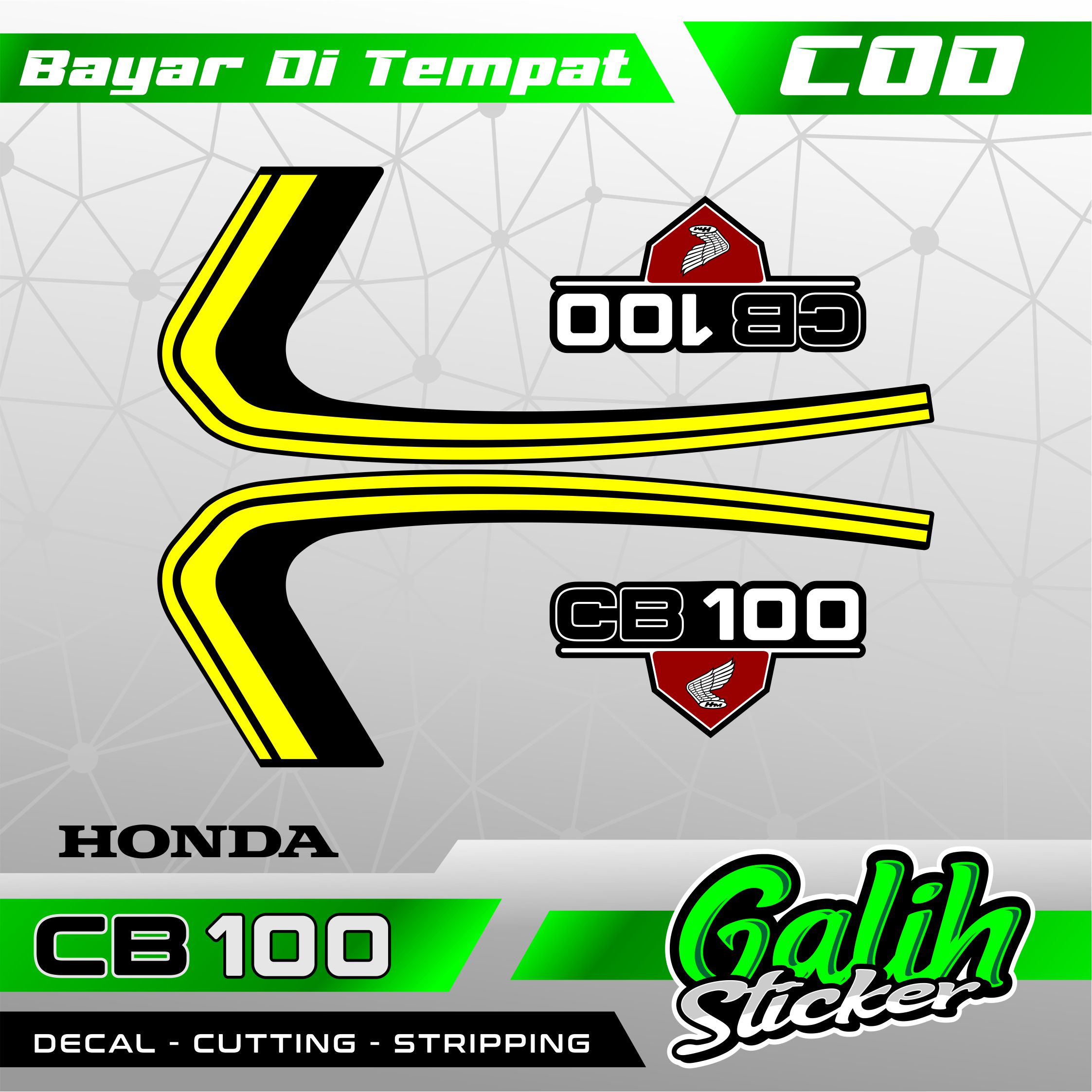 Gs Sticker - Stripping Honda CB 100 Model K3 Original - Stripping Honda ...