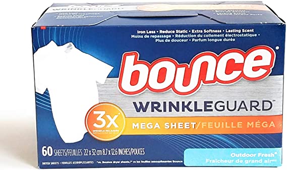 Bounce Wrinkleguard Mega Sheet 3X Wrinkle Relaxers - Outdoor Fresh ...