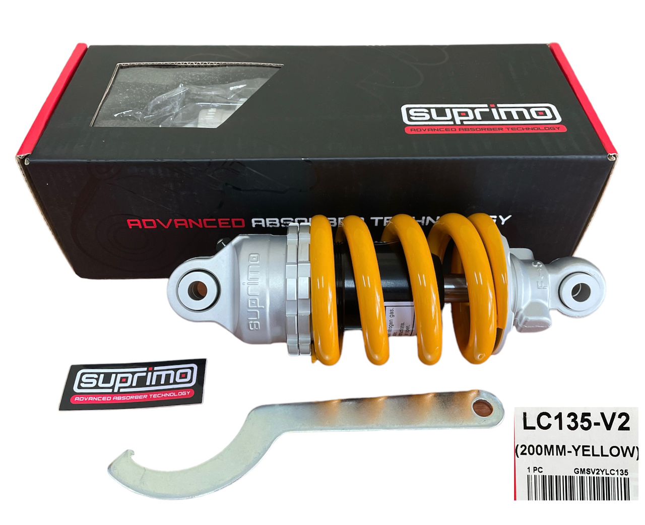 Suprimo Yamaha LC135 LC 135 135LC V2 200mm Adjustable Rear Gas ...