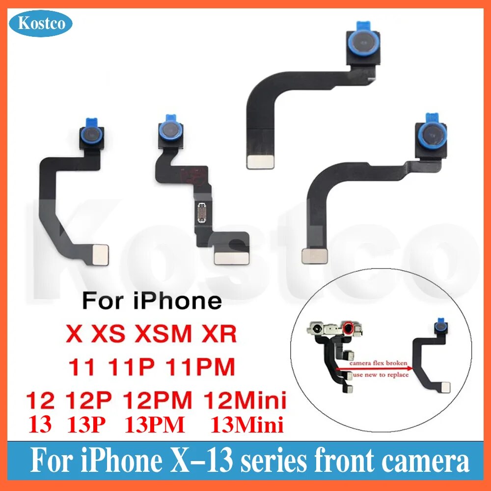 Single Front Small Camera Sensor Cable for iPhone 11 12 13 14 Plus Pro ...