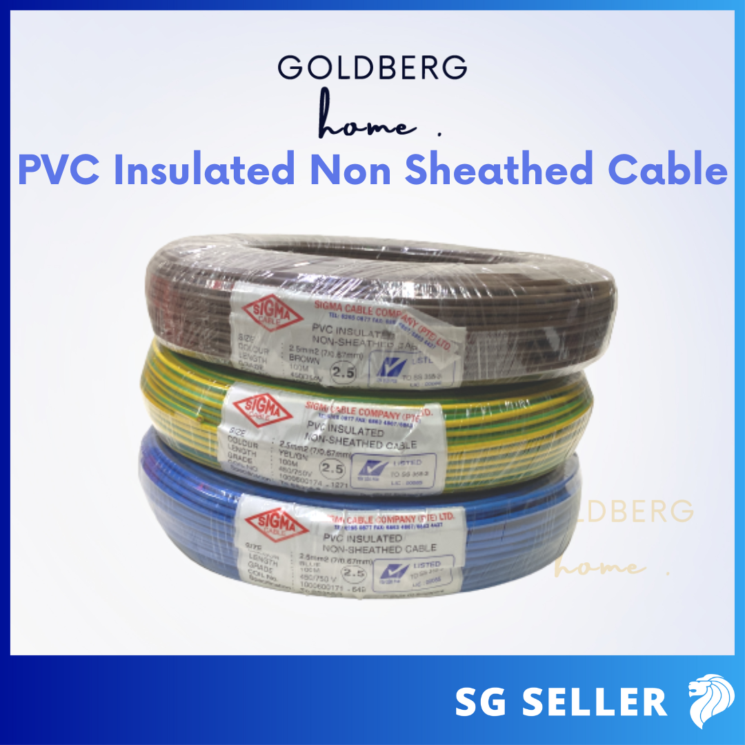 [SG Seller] Sigma PVC Insulated Cable | Goldberg Home | Lazada Singapore