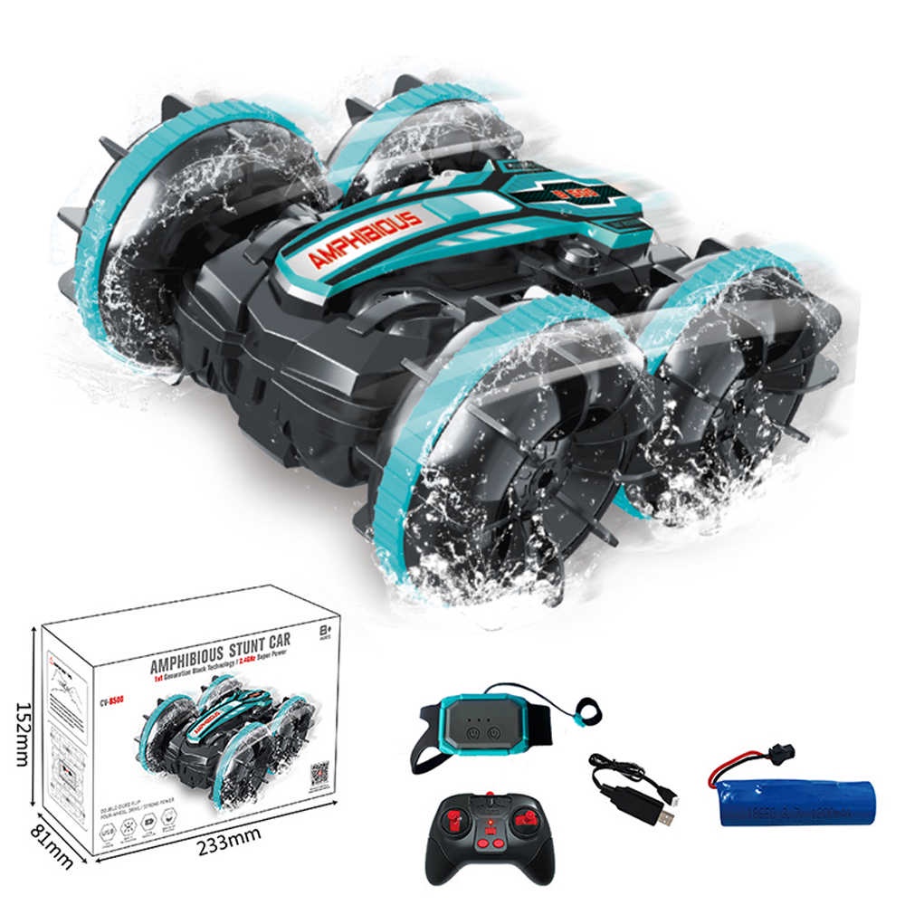 Kendaraan Remote Control Amfibi 2.4 GHz Mobil Tahan Air Stunt Rc Mobil ...