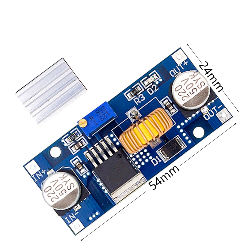 10PCS 5A DC-DC Step Down Adjustable Power Module DC Adjustable Step ...