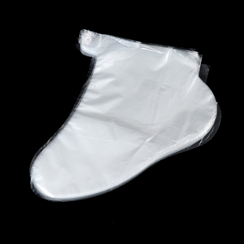 Huangdian Fashion 100pcs Clear Plastic Disposable Bath Liner Foot ...