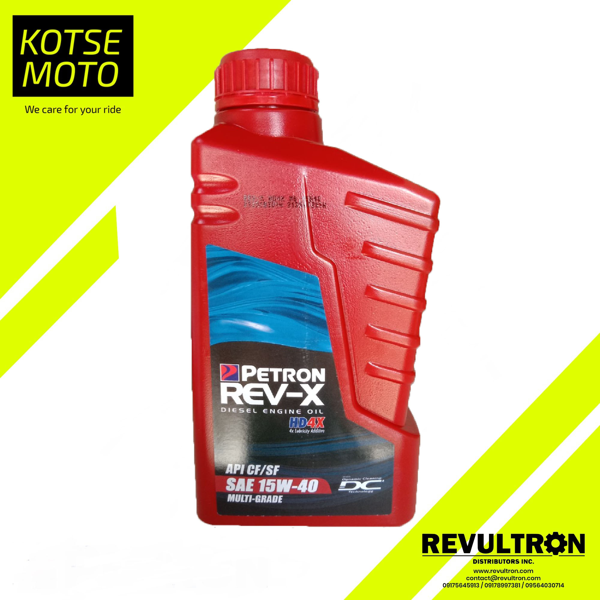 PETRON REV-X HD 4X 15W40 MULTIGRADE API CF 1 LITER | Lazada PH