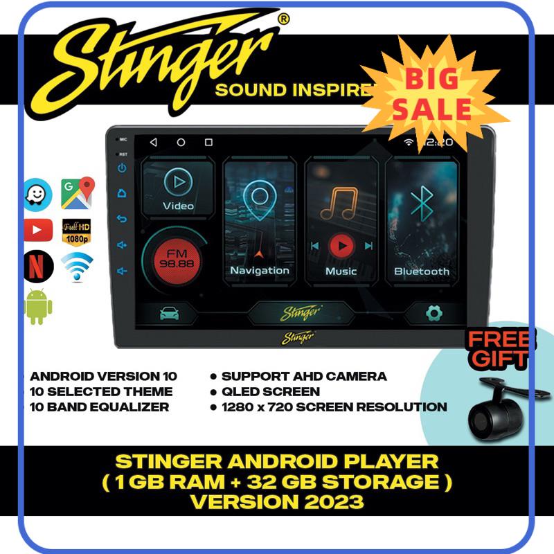 ⭐ [100% ORIGINAL] ⭐ Stinger Android Player 9 10 inch (1Ram+32Rom) Quad ...