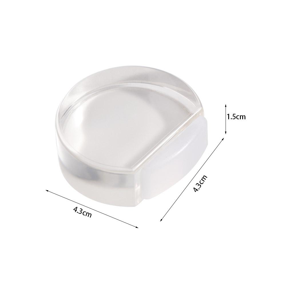 Transparent Self Adhesive Transparent Door Stopper Light Weight Non ...