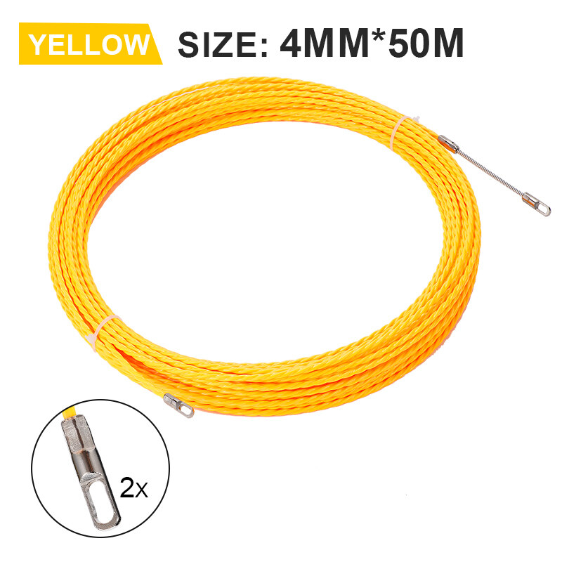 4mm Cable Puller Fish Tape Cable Fiberglass Fish Tape Reel Puller ...