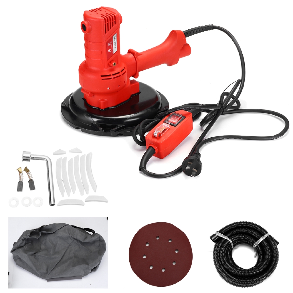 AC 220V Portable Wall Putty Polisher Grinding Machine Vacuum Self Clean ...