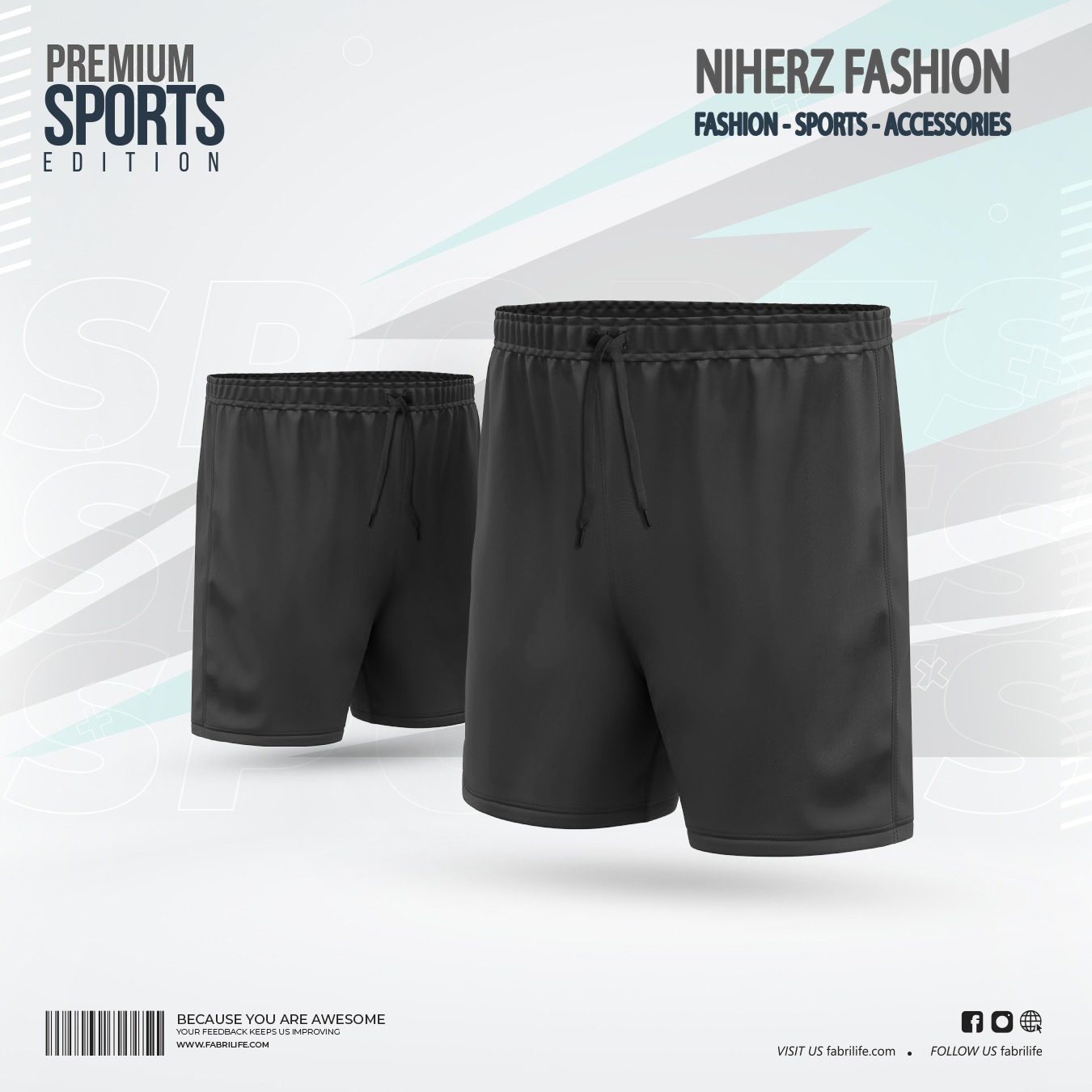 Football Shorts - Player Edition Half Pants - Two Quarters Football ...