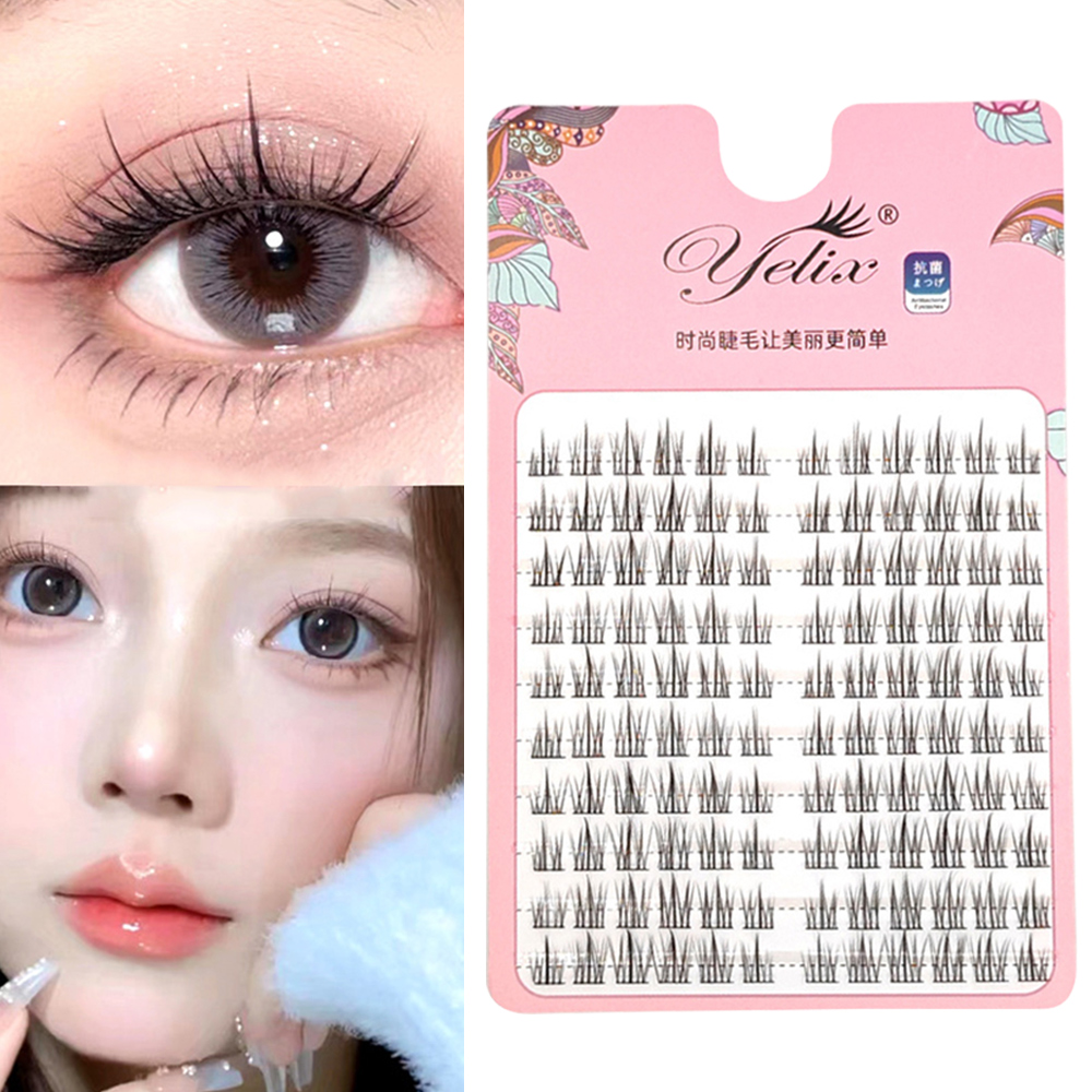 fashion10 Rows Sunflower False Eyelashes Natural Manga Lashes Comic Eye ...