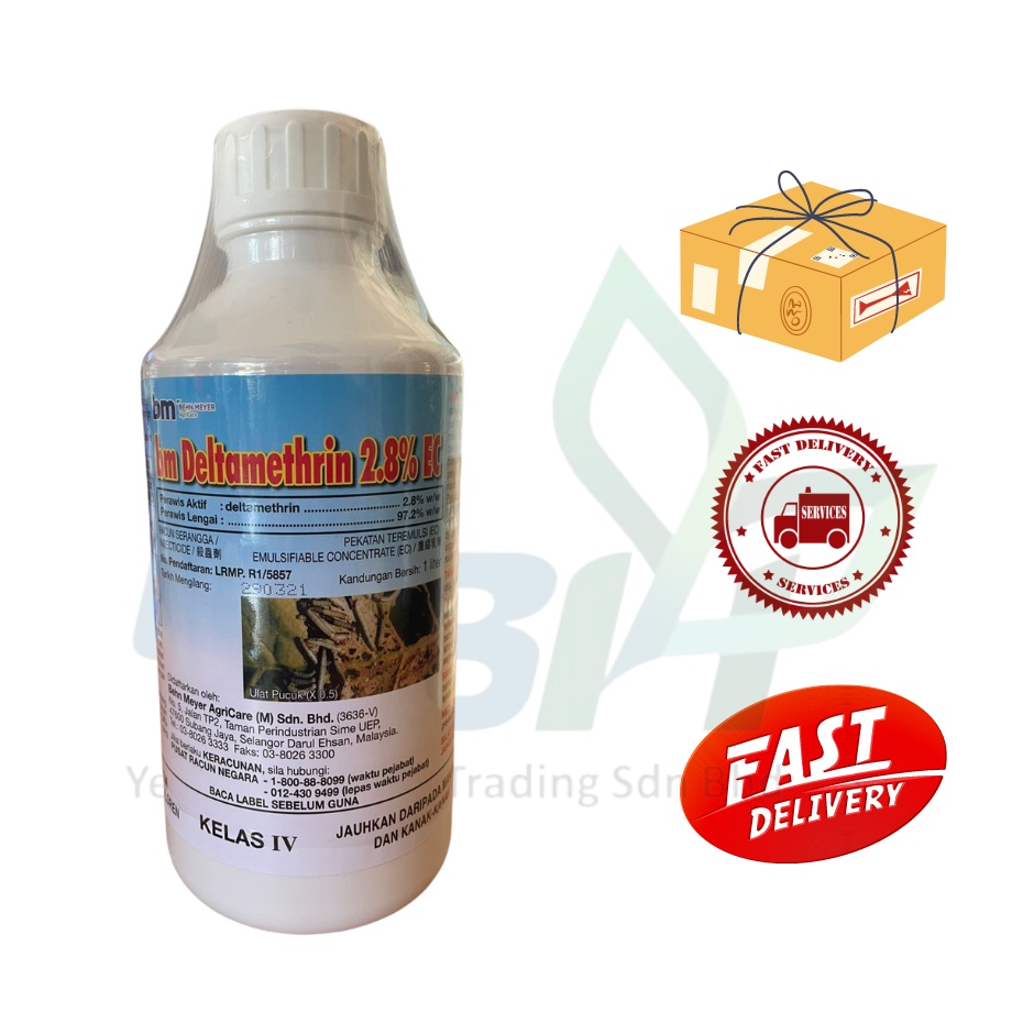 bm Deltamethrin 2.8% EC - deltamethrin 2.8% / Kawal Serangga/ ulat ...