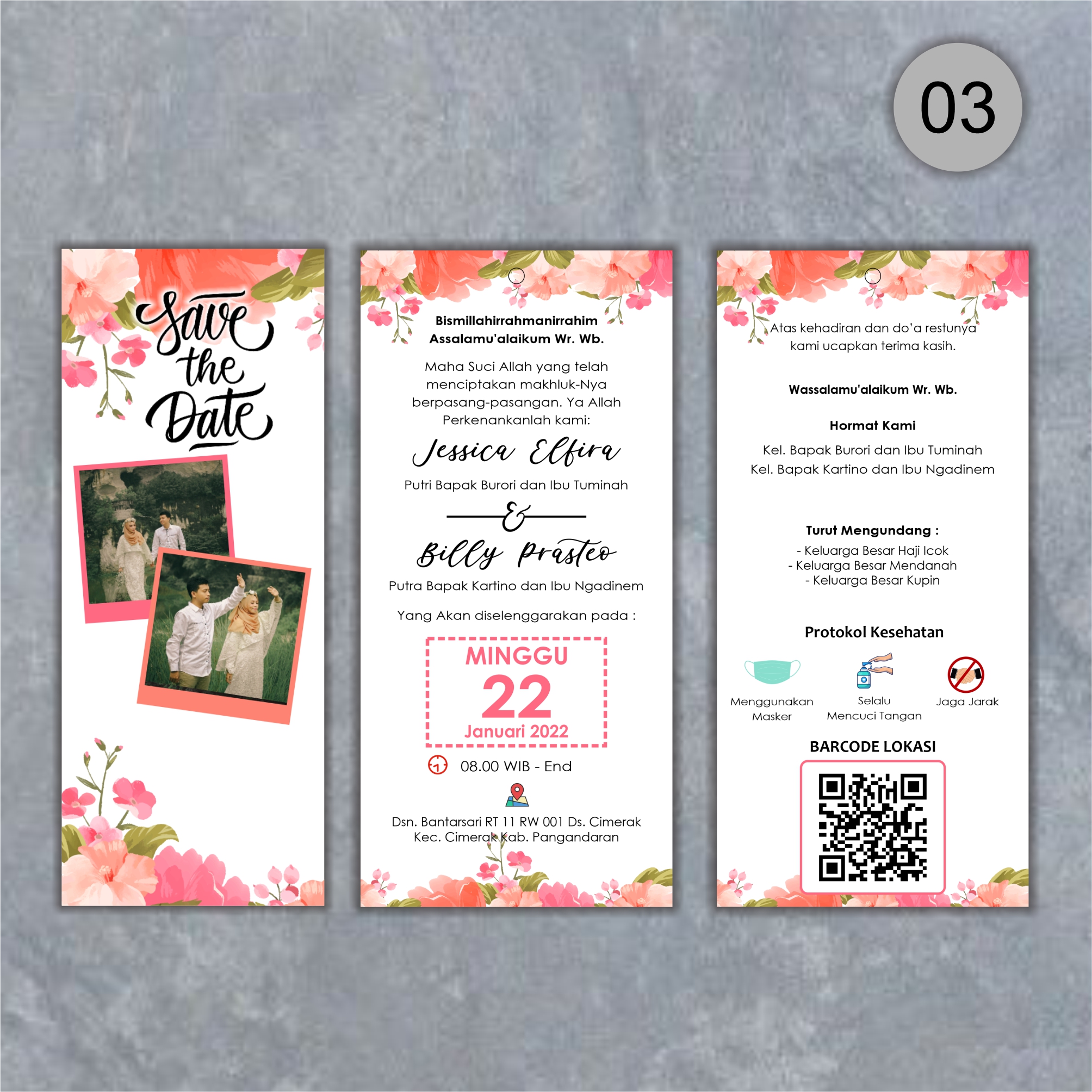 undangan Pernikahan khitan Murah aesthetic terbaru 2022 pakai poto [50 ...