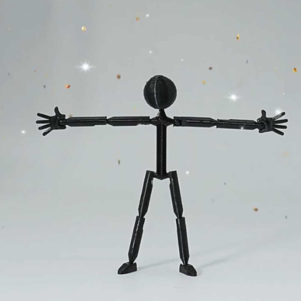 Assembly Multi-Jointed Multi Joint Stickman Toy Movable 3D Printing 3D ...