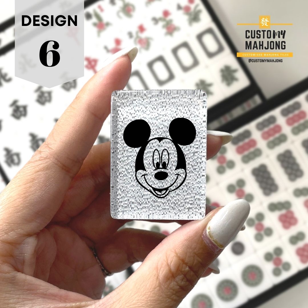 [Pre-Order] Customised Mahjong Set Mickey Theme Customymahjong (Ship ...