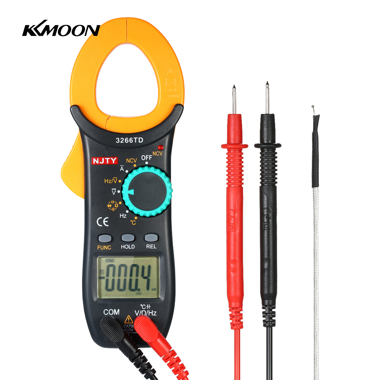 KKmoon Pintar Sensor Digital Sensor Digital Clamp Meter 4000 Tuduhan ...