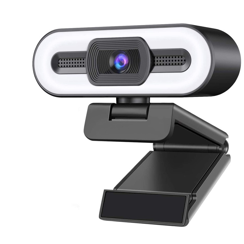 Webcam 1080p ring Light Full HD Web Camera PC Mac Laptop tripod Desktop ...