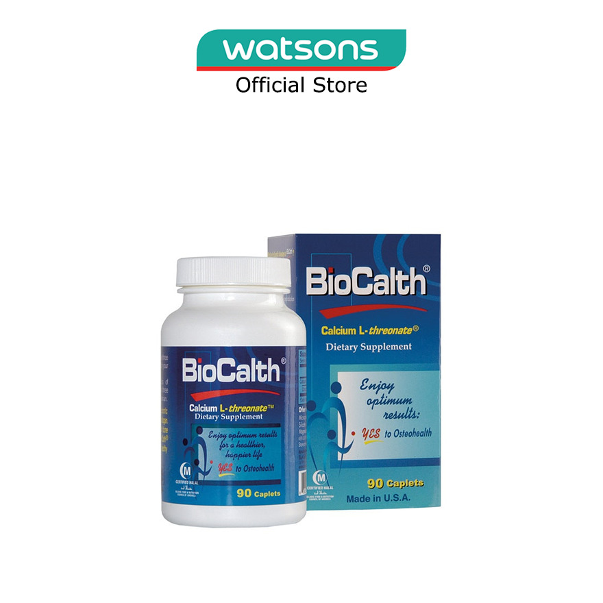 BIOCALTH Calcium Lthreonate 90 Tablets | Lazada Singapore