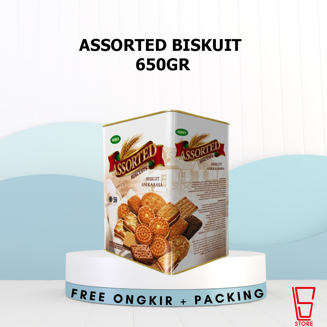 BORNEO ASSORTED BISKUIT 650 GRAM / ASSORTED BISKUIT 650 / BISKUIT ...