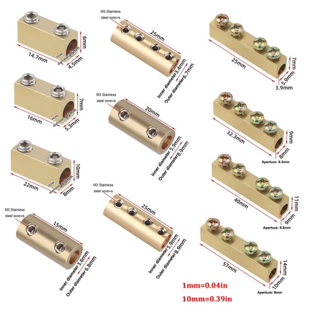 Round 10/20/60A Terminal Block High Current High Power Electrical Wire ...