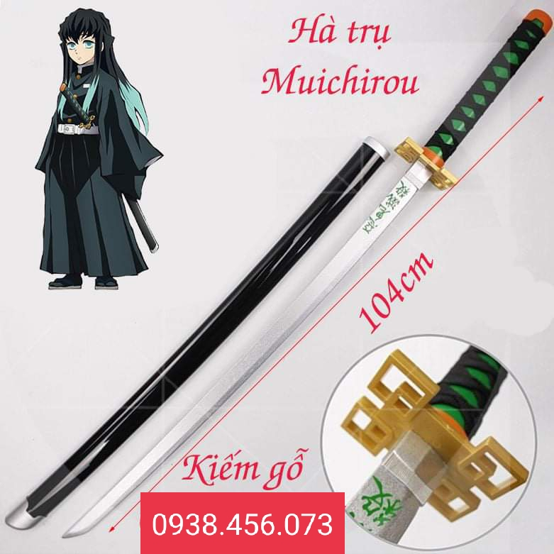 (1m wooden blade) Sword model 1 meter long Japanese katana Cosplay ...