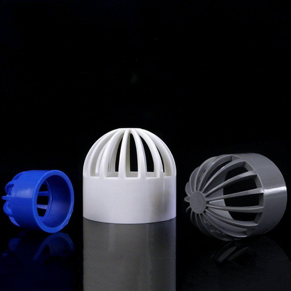 Round PVC Net Connector Fittings Air Duct Filter Pipe Vent Cover ...