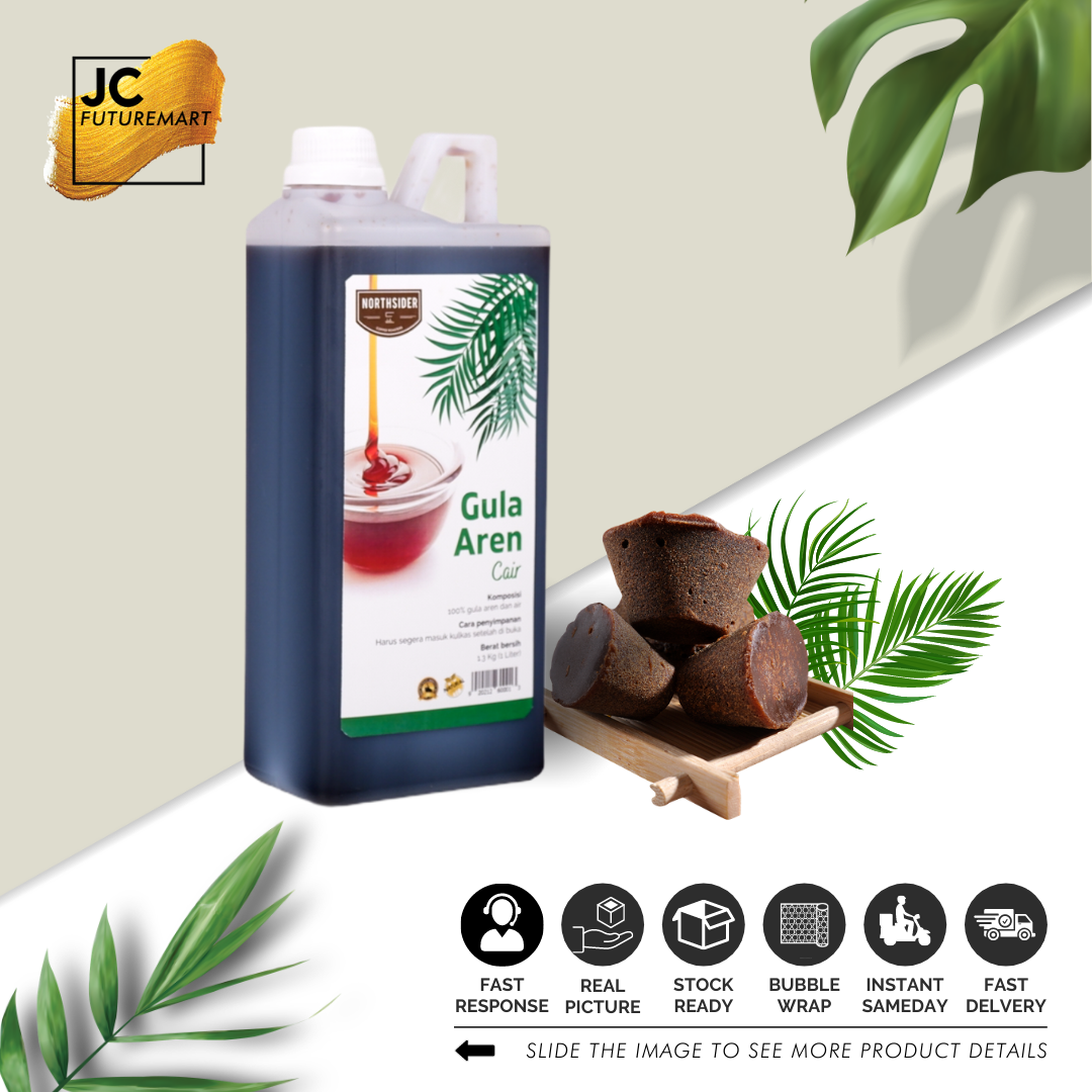 GULA AREN CAIR 1 liter PREMIUM ASLI untuk KOPI SUSU - KUE - BOBA ...