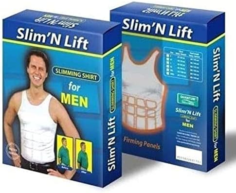 Slim N Lift SLIMMING sbs Shirt Vest Body Shaper for Men WHITE Colour ...