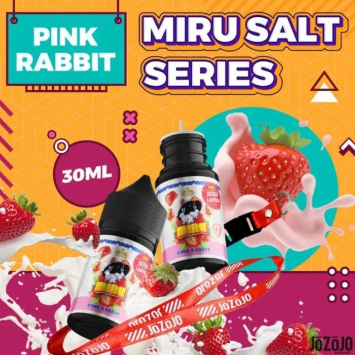 Miru Pink Rabbit Salt Nic 30ML by Jozojo Brewery - Liquid Miru Salt ...