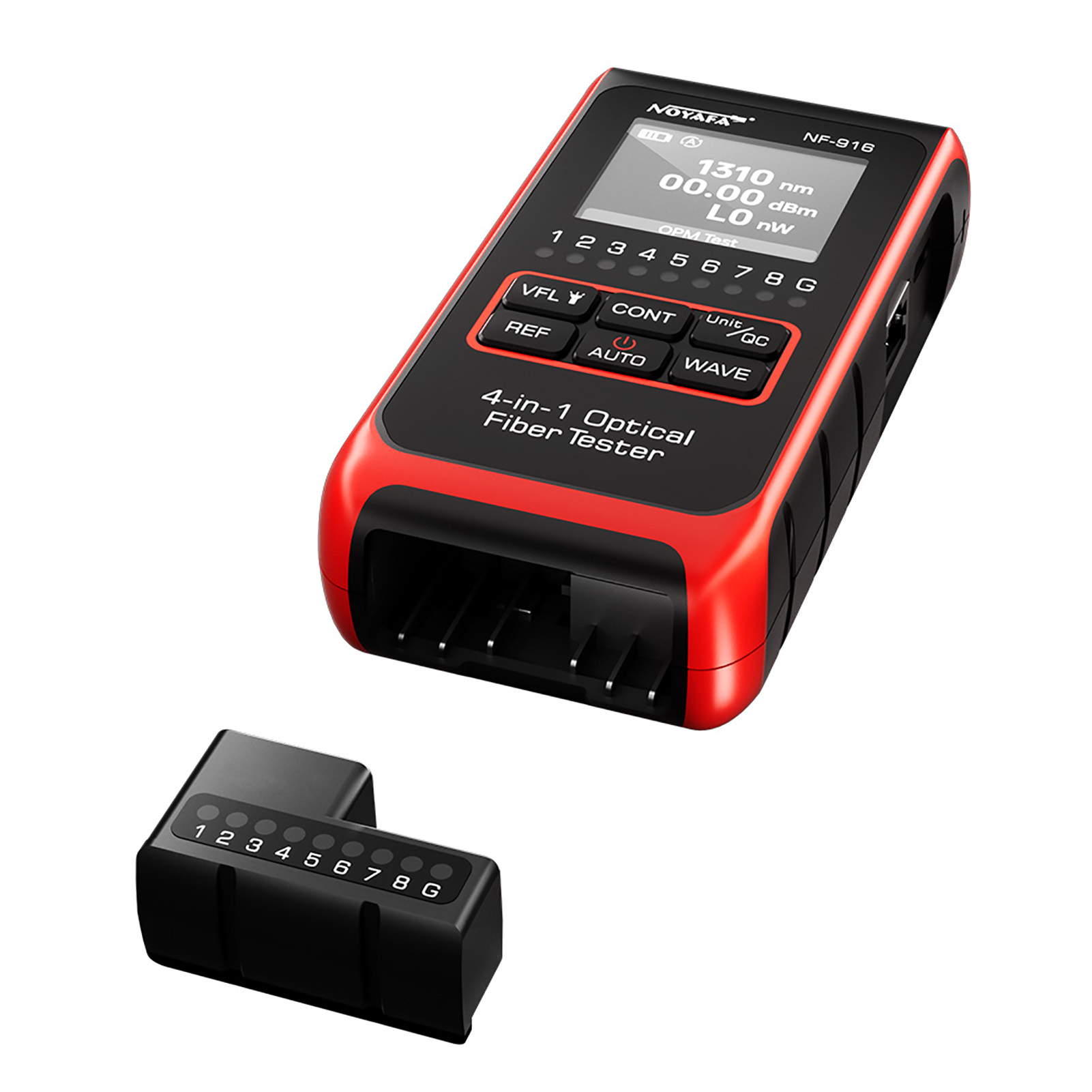 NOYAFA NF-916 Fiber Optical Power Meter VFL REF FC SC ST Visual Fault ...